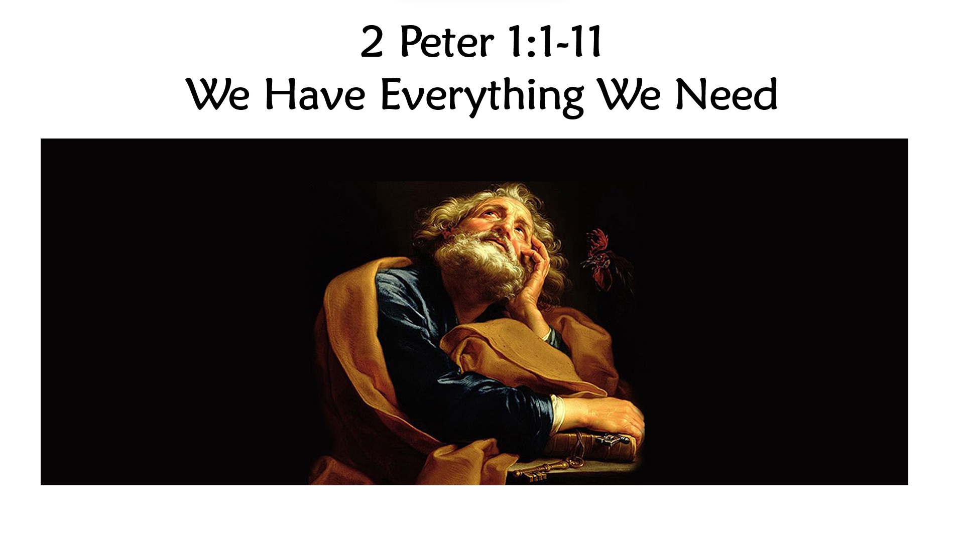 Second Peter Part 1 - Level Ground