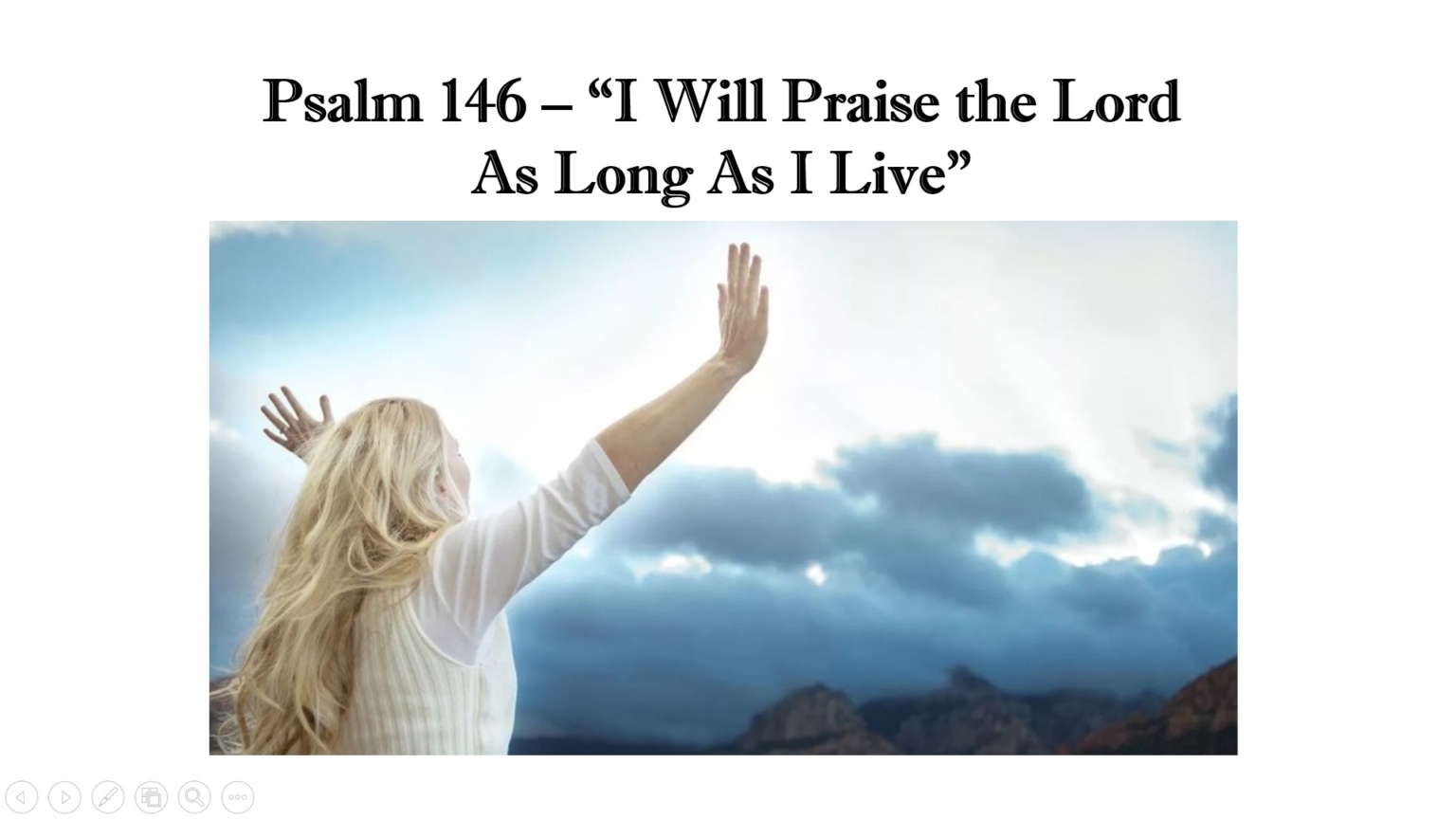 PSALM 146 - Level Ground